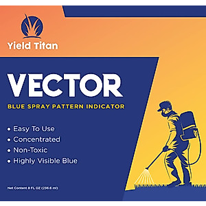 Primesource Meso 4 SC Select with Yield Titan's Vector Blue Concentrated Spray Pattern Indicator 8 Ounces and Surfactant