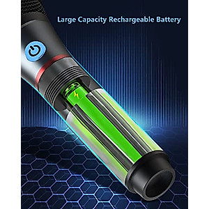 Lococo Wireless Microphone,UHF Metal Rechargeable Handheld Dynamic Mic with USB Receiver Mute Function for Karaoke Party,Computer,Mobile Phone,Amplifier,PA System,Singing Machine