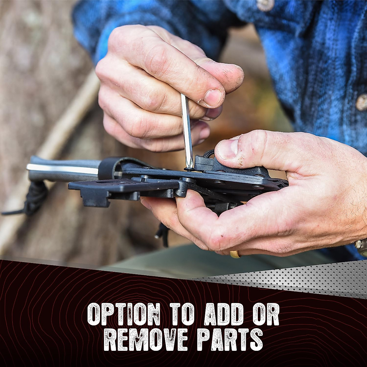 Survival Camping Knife | Fixed Blade Hunting Knife W Sheath | Gift Set For Him Knife with Fire Starter, G10 Scraper & Paracord | Bushcraft Outdoor Knife |Full Tang Tactical Survival Knife Kit