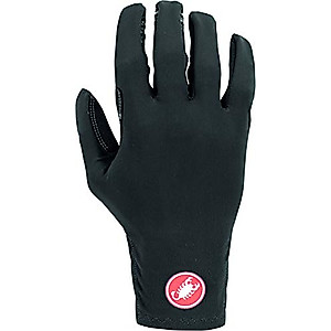 Castelli Men's Winter Lightness 2 Cycling Gloves - Lightweight Padded Bike Gloves for Cold Weather - Black, Large