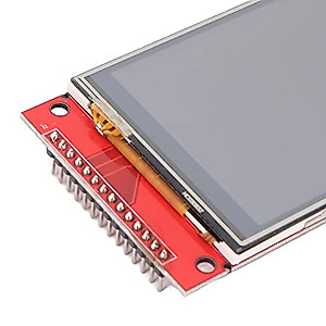 ASHATA 2.8in TFT LCD Display Module, LCD Module 320x240 Resolution, with Stylus 240x320 TFT Module 9 IO Touch Screen Monitor Module for Development Board