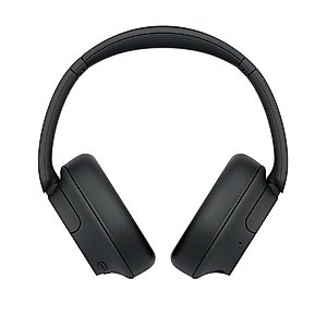 Sony WH-CH720N-BLACK Noise Canceling Headphones with Quick Charge with an Additional 1 Year Coverage (2023)