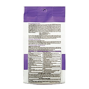 Enoz Moth-Tek Packets, Kills Clothes Moths and Carpet Beetles, Resealable Bag, Single Use Packets, Lavender Scent, 6 oz