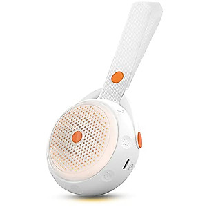 Portable White Noise Machine Baby, elesories Sound Machine Baby with Nursery Night Light,12 Soothing Sounds and USB Rechargeable Travel Baby, Child Lock, Baby Sound Machine for Adults Baby Sleeping