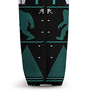 Sci Fi Bigfoot Aliens Yeti Ugly Christmas Sweater Design Tote Bag