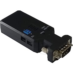 Gozens Bluetooth V4.2 BLE RS-232 Adapter Internal Chip Antenna for All OS Platform, iOS, Android, Windows or etc.