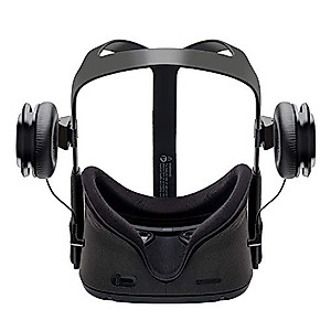 Globular Cluster VR Headphones for Oculus Quest 1 Gen Fully Immersive Improved Audio Experience with Deep Bass 3D 360 Degree Drivers - Clip On Design Easy to Install and Remove