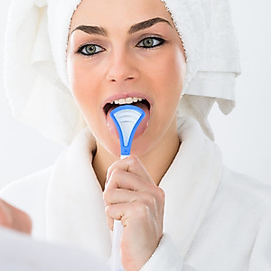 defutay 3PCS Tongue Scraper Cleaner - 100% BPA Free Tongue Scrapers - Oral Scrapers Premium Sweeper Sets - Eliminate Bad Breath - Easy to Use (Blue+Green+Red)