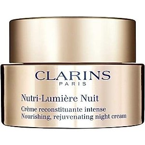 Clarins Nutri-Lumière Night Cream | Anti-Aging Moisturizer | Nourishes and Restores Vitality To Mature Skin | Visibly Lifts and Smoothes Skin | Minimizes Appearance Of Deep Wrinkles and Age Spots