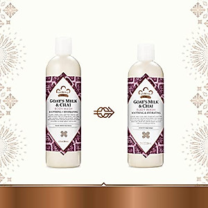 Nubian Heritage Body Wash Goats Milk and Chai Soothing & Hydrating Body Cleanser Made with Fair Trade Shea Butter, 13 oz