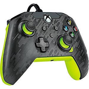 PDP Wired Controller Electric Carbon for Xbox Series X|S, Gamepad, Wired Video Game Controller, Gaming Controller, Xbox One, Officially Licensed - Xbox Series X