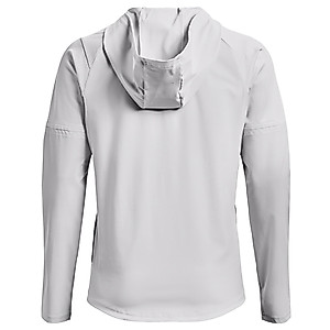 Under Armour womens Softball Cage Jacket 22, (014) Halo Gray/Pitch Gray/White, Medium