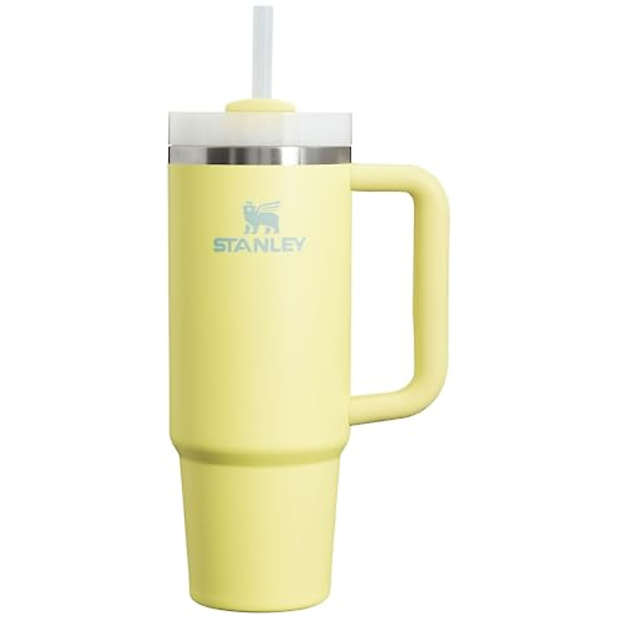 Stanley Quencher H2.0 Tumbler with Handle and Straw 30 oz | Flowstate 3-Position Lid | Cup Holder Compatible for Travel | Insulated Stainless Steel Cup | BPA-Free | Pomelo