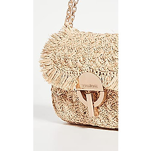 Vanessa Bruno Women's Small Moon Bag, Naturel, Tan, One Size