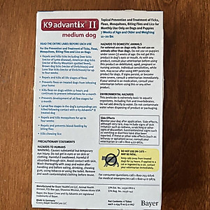 New - for Dogs 10-22 Lbs. 4 Month Supply by Advantix