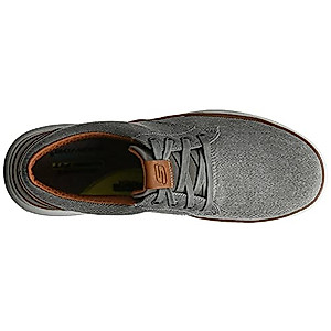 Skechers mens Skechers Men s Moreno Canvas Oxford Shoe, Beige (Tpe 578), 11 Wide US