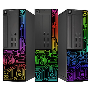 Dell RGB Desktop Computer PC with 24 Inch Monitor, Intel i5 Quad-Core Processor, 8GB RAM, 512GB SSD, RGB Gaming Keyboard and Mouse, WiFi, Windows 10 Pro (Renewed)