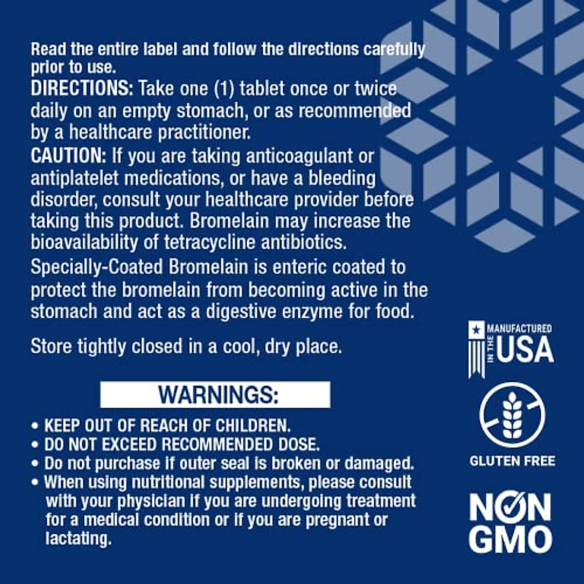 Life Extension Specially-Coated Bromelain – Bromelain Proteolytic Enzyme Extract From Pineapple Supplement For Joint Health – Gluten-Free, Non-GMO, Vegetarian – 60 Enteric-Coated Tablets