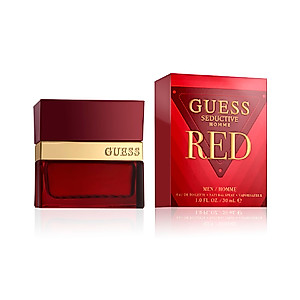 Guess Seductive Red Men/Homme Eau de Toilette Cologne Spray For Men, 1.0 Fl. Oz.