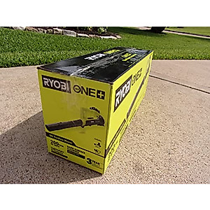 Ryobi ONE+ 90 MPH 200 CFM 18-Volt Lithium-Ion Heavy Duty Durable Cordless Leaf Blower - 2.0 Ah Battery and Charger Included, Compact, Lightweight Design Ideal For Use On Hard Surfaces