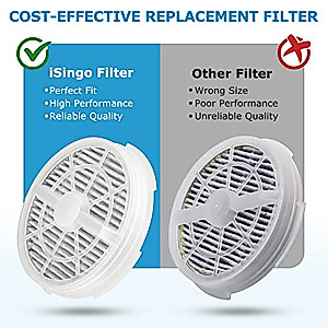 GL2103 True HEPA Replacement Filter for RIGOGLIOSO GL2103, JINPUS GL-2103, LTLKY 900S Air Purifier, 2-in-1 True HEPA Filters and Activated Carbon Filters (3-Pack)
