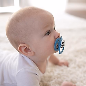 Dr. Brown's Advantage Baby Pacifiers, 6 -18 Month, Blue, 2 Count