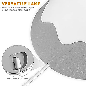 LED Night Nursery Lamp Table Night Light Rechargeable Snow Mountain Shaped Lamp Bedside Lamp for Room