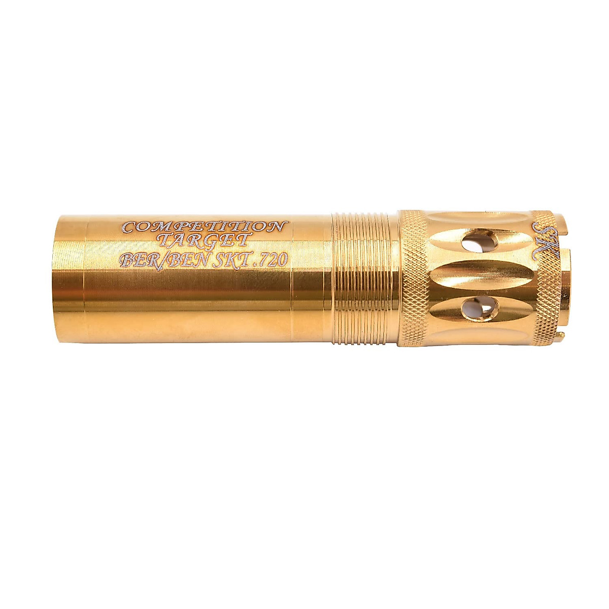 Carlsons Choke Tubes 12 Gauge Compatible for Beretta Benelli Mobil [ Skeet | 0.720 Diameter ] Stainless Steel | Gold Competition Target Ported Sporting Clays Choke Tube | Made in USA
