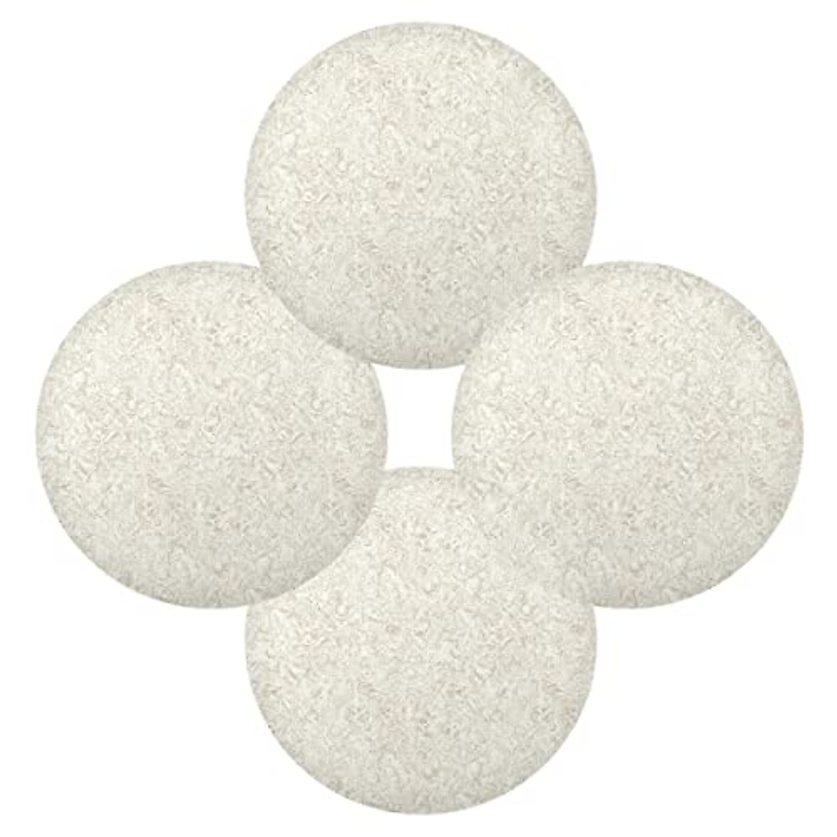 xigua Placemats Set of 4 Heat-Resistant Round Placemats for Dining Table Washable Table Mats, Stain Resistant Minimalist Russet Jute Motif Placemats for Kitchen Table