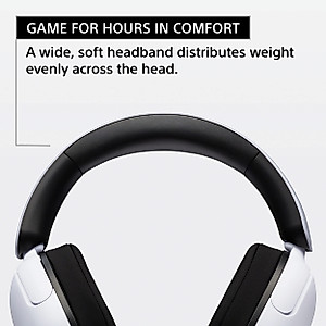 Sony-INZONE H3 Wired Gaming Headset, Over-ear Headphones with 360 Spatial Sound, MDR-G300,White