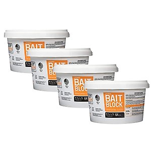 Rat & Mice Bait Blocks, Peanut Butter, 4-Lbs.