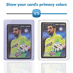 VOOVAO Toploader Clear 3" x 4" Toploaders Holder,Top Loaders for Cards,Card Protectors Hard Plastic for Baseball,Basketball,Trading Card 100ct.