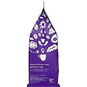 Ethical Bean Fairtrade Organic Coffee, Lush Medium Dark Roast, Whole Bean Coffee (12 Oz Bag), Lush Medium Dark Roast, 0.75 Lb