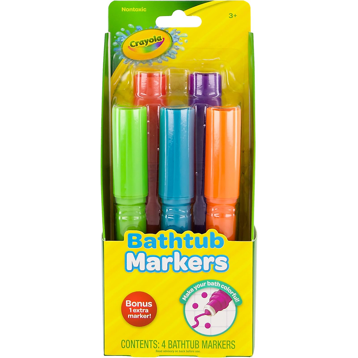 Crayola Bathtub Markers with 1 Bonus Extra Markers AND Crayola Bathtub Crayons with 1 Bonus Extra Crayons