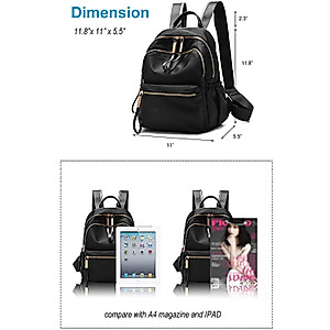 Women Backpack Purse lightweight Backpack Nylon Waterproof Daypack Casual Travel Backpack School bag for Women Girls