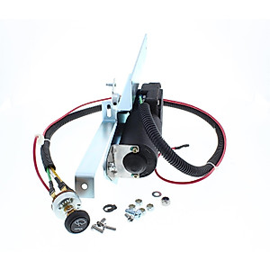 1951-52 Ford Pickup Truck Electric Windshield Wiper Conversion Kit: Two-Speed 12V Motor, Bolts to Original Brackets, Clears Cowl Vents, Includes Wiring Harness, Switch, and Nylon Bushings