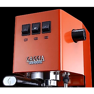 Gaggia RI9380/53 Classic Evo Pro Espresso Machine, Lobster Red, Small