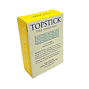 Vapon Topstick 1" X 3" - Clear Strips - New Hypoallergic Premium Pack - 120 Count