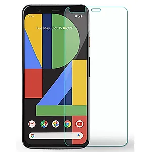 for Google Pixel 4 XL Screen Protector Tempered Glass, (2pcs) High Clear Thin Anti-stratch Screen Protector Protective Film for Pixel 4XL [Not Full Coverage]