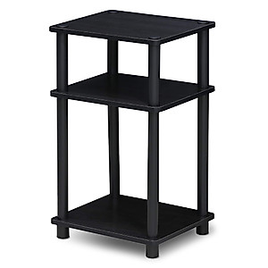 Furinno Turn-N-Tube 3-Tier Entertainment Center and End Table Bundle