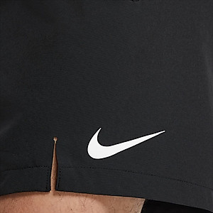 Nike Pro Dri-FIT Flex Men's 6" Training Shorts (as1, Alpha, x_l, Regular, Regular, Black/White)