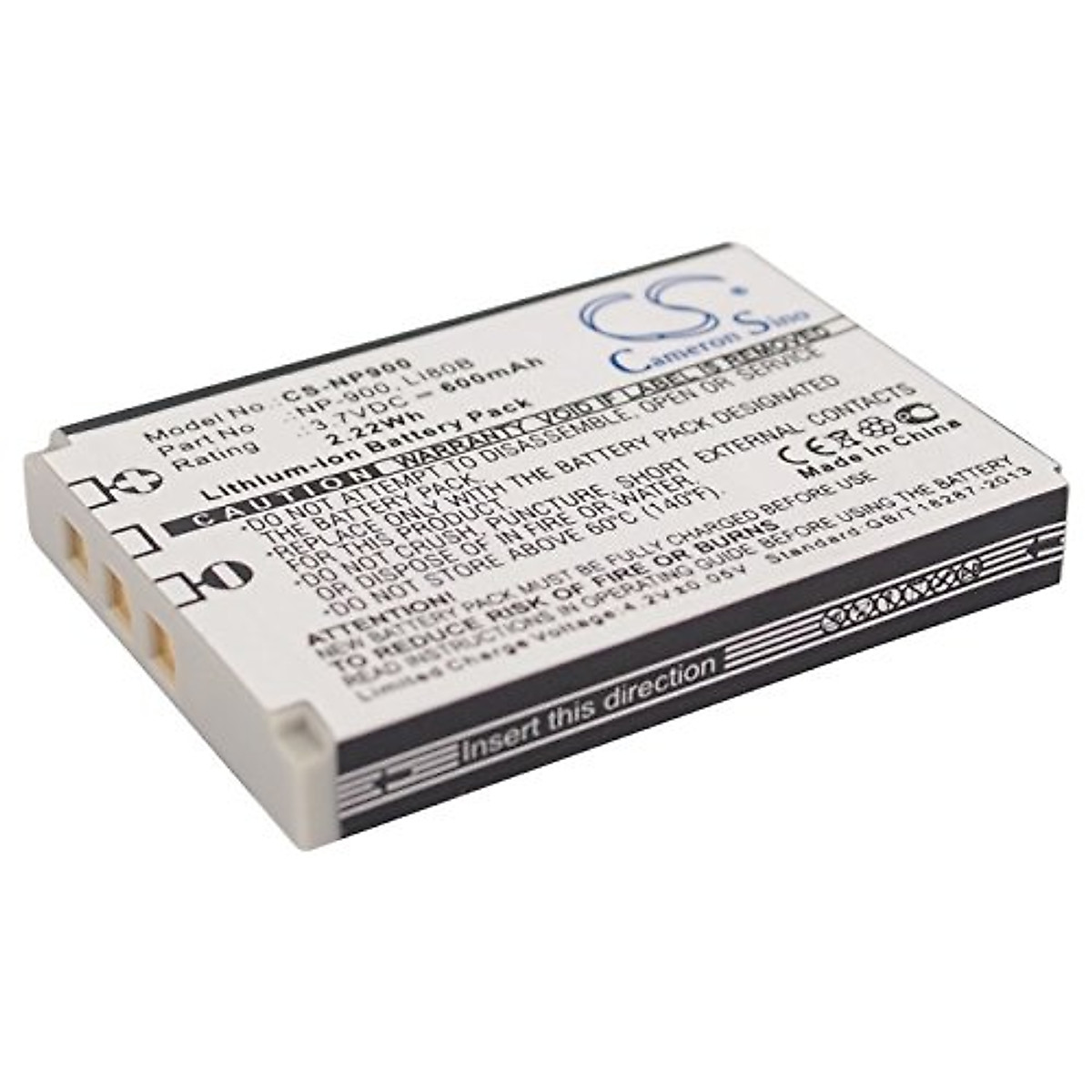 NUBODI Replacement for Battery Praktica 02491-0015-00, 02491-0037-00, BATS4, NP-900 DS-5341, DS-6330, DS-6340, DS-T5, Luxmedia 10XS, Luxmedia 12-TS, Luxmedia 12XS