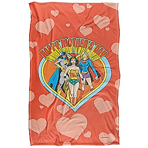 Justice League Blanket, 36"x58" Batgirl, Wonder Woman, Supergirl Mother's Day Silky Touch Super Soft Throw Blanket