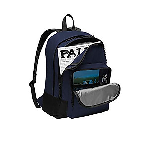 Personalized Customized Basic Classic Navy College Backpacks - Add Your Embroidered Name