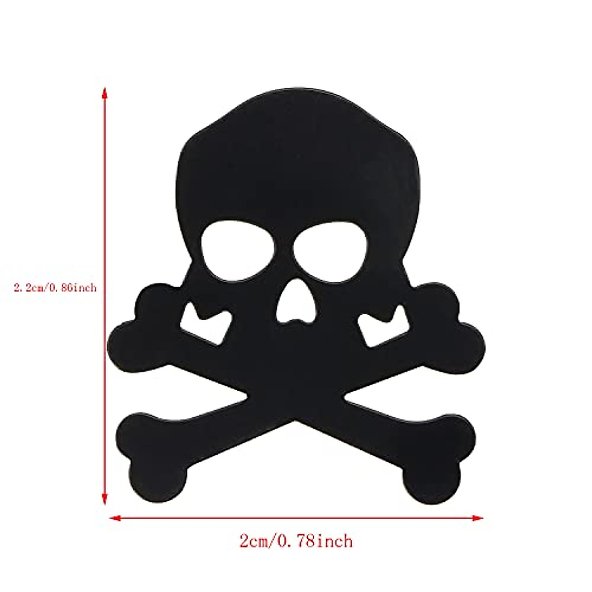 ONLYKXY 560pcs Halloween Party Confetti Black Skull Confetti for Halloween Party Table Confetti and DIY (Skull)