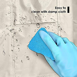 Honest Patio Loveseat Cover, 100% Waterproof Outdoor Sofa Cover,Durable Patio Bench Cover, Lawn Patio Furniture Covers with Air Vent (78" L x 34" D x 32" H,Beige)