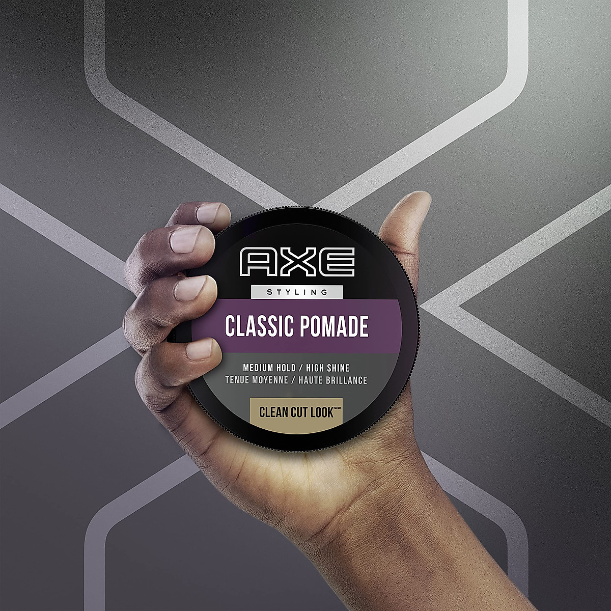 Axe Pomade: Medium Hold and Natural Finish for Easy Styling, 2.64oz (2 Count)