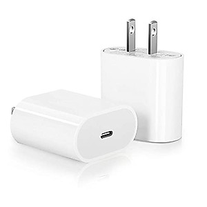 iPhone Fast Charger Block, IPREMIUM 2-Pack 20W USB C Wall Cube Charger PD 3.0 Power Adapter for iPhone 14/14 Pro/14 Pro Max/14 Plus/13/13 Pro Max/ 13 Pro/ 12/12 Pro Max/11/Xr/X, iPad Pro, AirPods Pro
