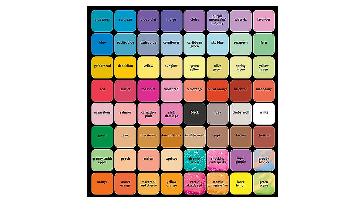 Crayola Washable Sidewalk Chalk Set - 64 Vibrant Colors for Kids