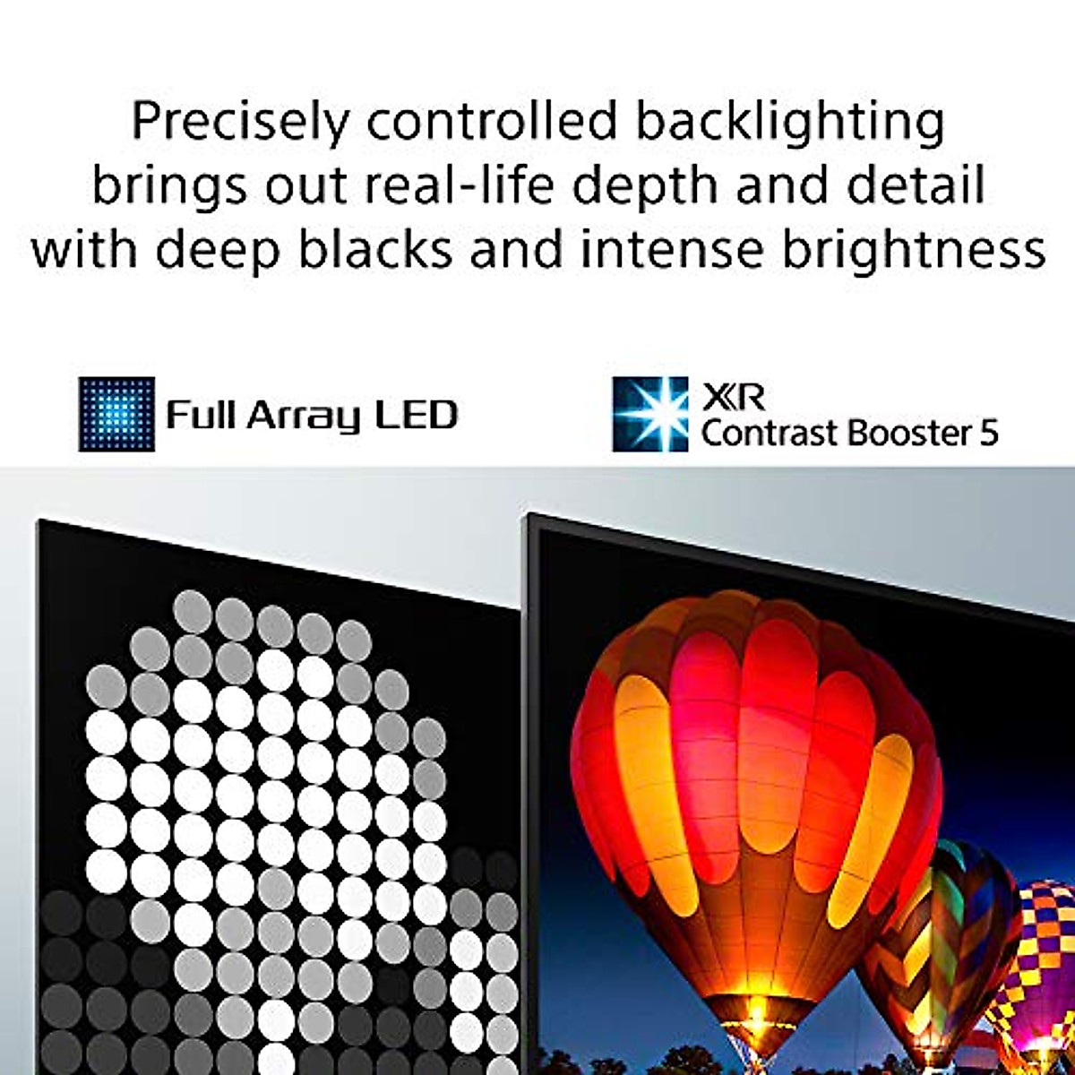 Sony X90J 50 Inch TV: BRAVIA XR Full Array LED 4K Ultra HD Smart Google TV with Dolby Vision HDR and Alexa Compatibility XR50X90J- 2021 Model, Black